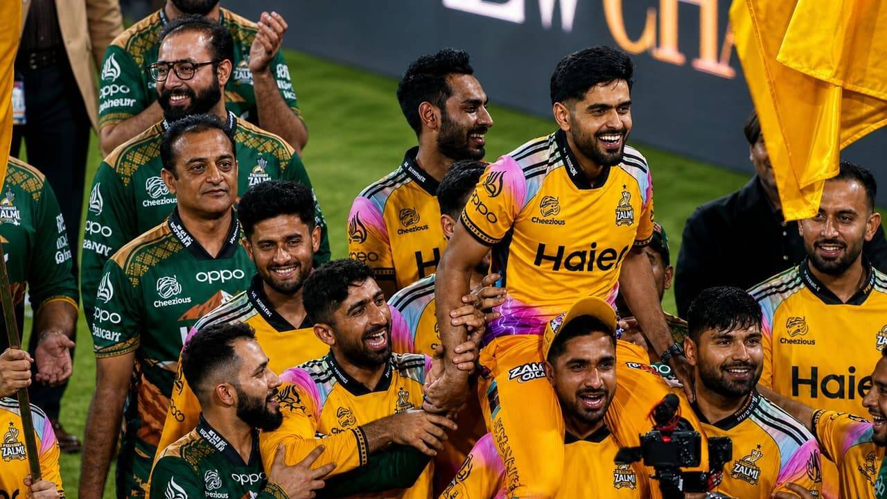 Babar Azam's Viral Trophy Celebration After PSL 2026 Victory