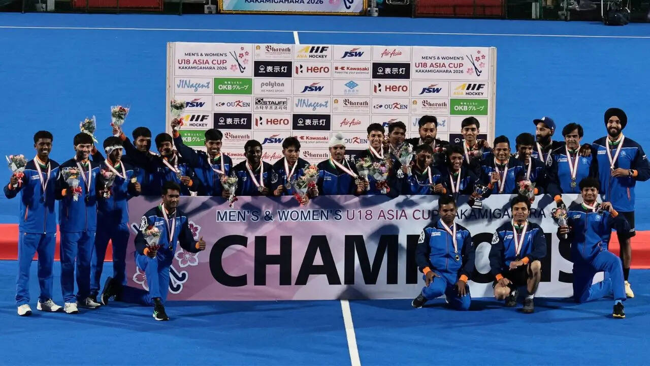 India's U-18 Men's Hockey Team Claims Asia Cup Title
